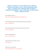 BIOD 101 MODULE 4 EXAM PORTAGE LEARNING LATEST EXAM 2024 ACTUAL TEST ...