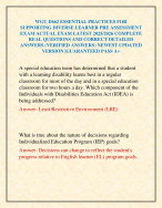 WGU D662 Objective Assessment (New 2025/ 2026 Update) Personalized ...