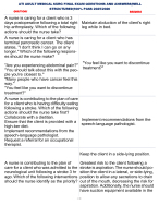 ATI ADULT MEDICAL SURG FINAL EXAM QUESTIONS AND ANSWERS |WELL ...