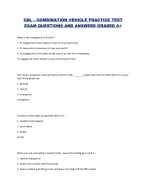 CDL – COMBINATION VEHICLE PRACTICE TEST EXAM QUESTIONS AND ANSWERS ...