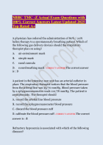 NBRC TMC Exam 2025 – Practice Questions and Correct Answers - DocMerit