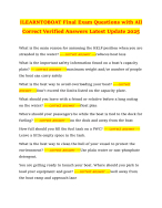 ILEARNTOBOAT Final Exam Questions with All Correct Verified Answers ...