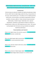 Alpha Kappa Alpha Sorority, Incorporated – MIP Test 2025–2026 (Complete ...