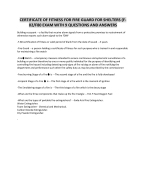 CERTIFICATE OF FITNESS FOR FIRE GUARD FOR SHELTERS (F-02/F80 EXAM WITH ...