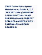 CWEA Collections System Maintenance, Grade 1, 2, 3 NEWEST 2024 ...