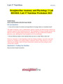 Straighterline Anatomy and Physiology 2 Lab BIO202L Lab 17 Nutrition ...