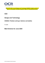 2025 OCR GCE A Level Design and Technology H405/02 QP & MS - DocMerit