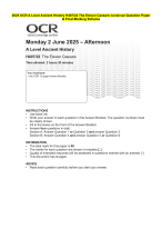 2025 OCR AS Level Law H018/01 The legal system and criminal law ...