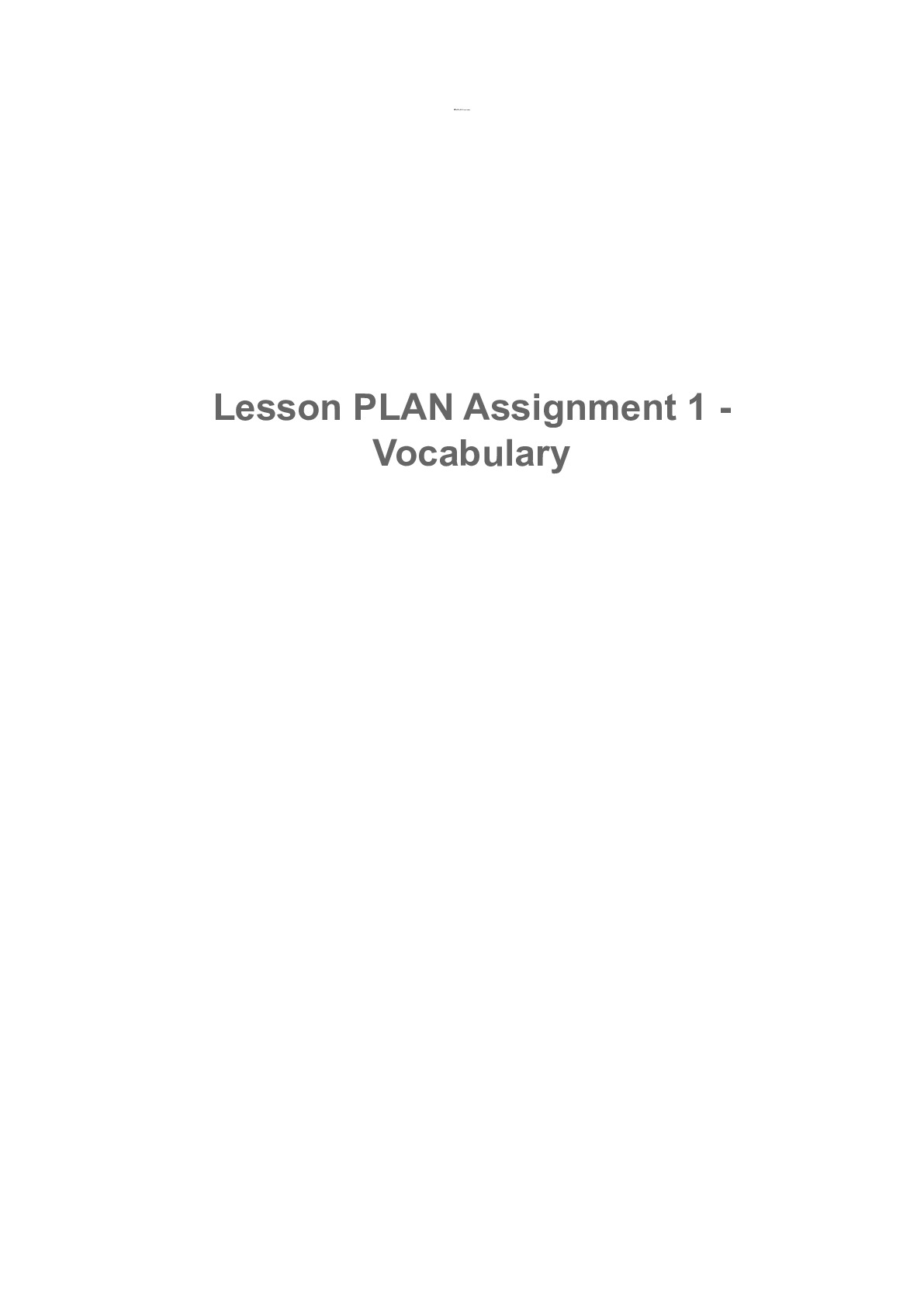 Lesson Plan- Assignment 3- Four Skills- Listening - DocMerit