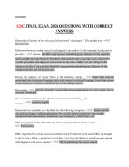 COC FINAL EXAM 2024 QUESTIONS WITH CORRECT ANSWERS - DocMerit
