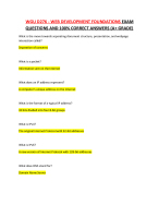 WGU D276 Web Development Foundations | Actual Study Guide (Latest 2025/ ...