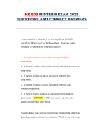 NR 509 Midterm Exam 2025 – Chamberlain University – Complete Exam Questions with Correct Answers ...