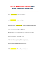 Delta Ramp Procedures 2025 • Complete Questions and Answers Guide ...