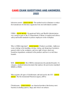 CANS Exam 2025 – Certified Advanced Nail Specialist Infection Control ...