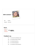 Edith Jacobson VSIM Feedback Log & Score 2026 - DocMerit