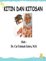 kitin dan kitosan (chitin and chitosan) - DocMerit