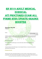 RN 2019 Adult Medical Surgical ATI Proctored Exam ALL FORMS! Latest ...
