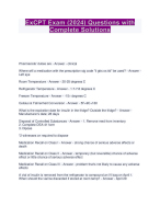 ExCPT Exam (2024) Questions with Complete Solutions - DocMerit