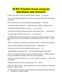 SCRN Exam 2023/ Questions and Answers/ Graded A+ - DocMerit