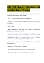 Official Alpha Kappa Alpha MIP Test/103 Questions and Answers/100% Pass ...