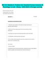 BIO 151 Module 6- Problem Set Essential Human Anatomy & Physiology I w-Lab - Oberg – 2023-2024 A ...