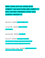 NBRC Exam Part I - Questions, Answers and well detailed Explanations ...