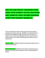 Xcel Life Insurance Exam 2023-2024 Xcel Solutions Life Insurance Exam ...