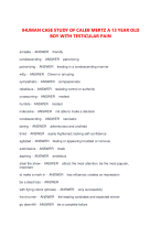 IHUMAN CASE STUDY OF CALEB MERTZ A 13 YEAR OLD BOY WITH TESTICULAR PAIN ...