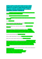 ALPHA KAPPA ALPHA MIP EXAM ACTUAL EXAM COMPLETE AC - DocMerit