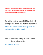 FDNY G60 PRACTICE TEST LATEST UPDATED ACTUAL 2025 FINAL EXAM WITH ...