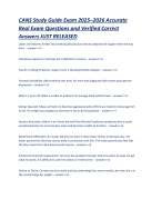 CANS Study Guide Exam 2025–2026 – Complete Behavioral Health Assessment ...