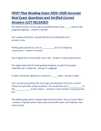 FDOT Plan Reading Exam 2025–2026 Florida Highway Design and Surveying ...