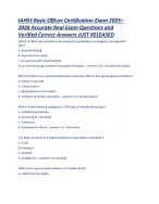 IAHSS Basic Officer Certification Exam 2025–2026 Healthcare Security ...