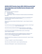 SOCRA CCRP Practice Exam 2025–2026 SOCRA Certified Clinical Research ...