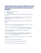 SOCRA CCRP Practice Exam 2025–2026 SOCRA Certified Clinical Research ...