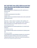 MLT ASCP BOC Exam 2025–2026 (Medical Laboratory Technician) Accurate ...