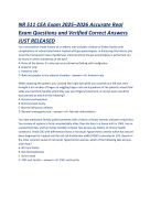 NR 511 CEA Exam 2025–2026 Clinical Encounter Assessment Accurate Real ...