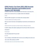 EOPA Practice Test Exam 2025–2026 End of Pathway Assessment Accurate ...