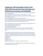 Headmaster CNA (Certified Nursing Assistant) Knowledge Practice Exam ...