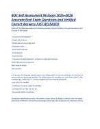 BOC Self Assessment #6 Exam 2025–2026 reinforcing their clinical ...