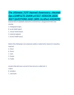 The Ultimate TCFP Hazmat Awareness -Hazmat Ops COMPLETE EXAM LATEST ...