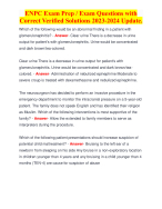 ENPC 6th Edition Provider Course Exam review Questions with Correct ...