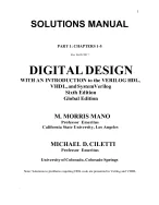 Digital Design, Global Edition, 6th edition M Morris R Mano Solution ...