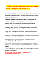 NU 311 Medication Administration Test With Complete Solution 2024 ...