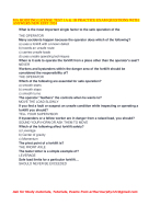 MA HOISTING LICENSE TEST 1A & 1B PRACTICE EXAM QUESTIONS WITH ANSWERS ...