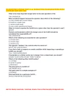 MA HOISTING LICENSE TEST 1A and 1B PRACTICE EXAM QUESTIONS WITH ANSWERS ...