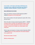 CHA 2 EXAM 3 –BOTH MALE AND FEMALE REPRODUCTIVE SYSTEMS - DocMerit