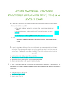 2024/2025 RN ATI Maternal Newborn Proctored Exam using our ...