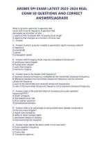 ARDMS SPI Exam 2025/2026 – Latest Version – Verified Questions and ...