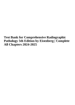 Test Bank for Comprehensive Radiographic Pathology 5th Edition by ...